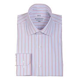 Modena Melon Striped Contemporary Fit Dress Shirt M123ET0R