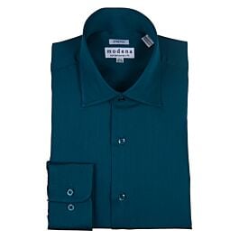 Modena Green Contemporary Fit Dress Shirt M706ET0R